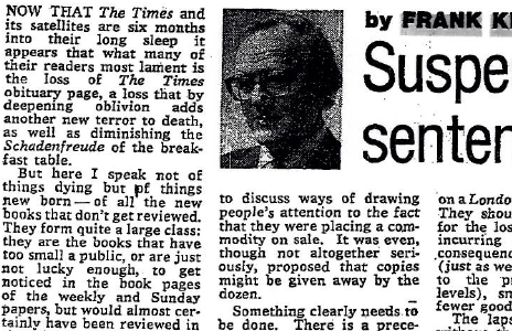 The Editors | Frank Kermode and the origins of the LRB
