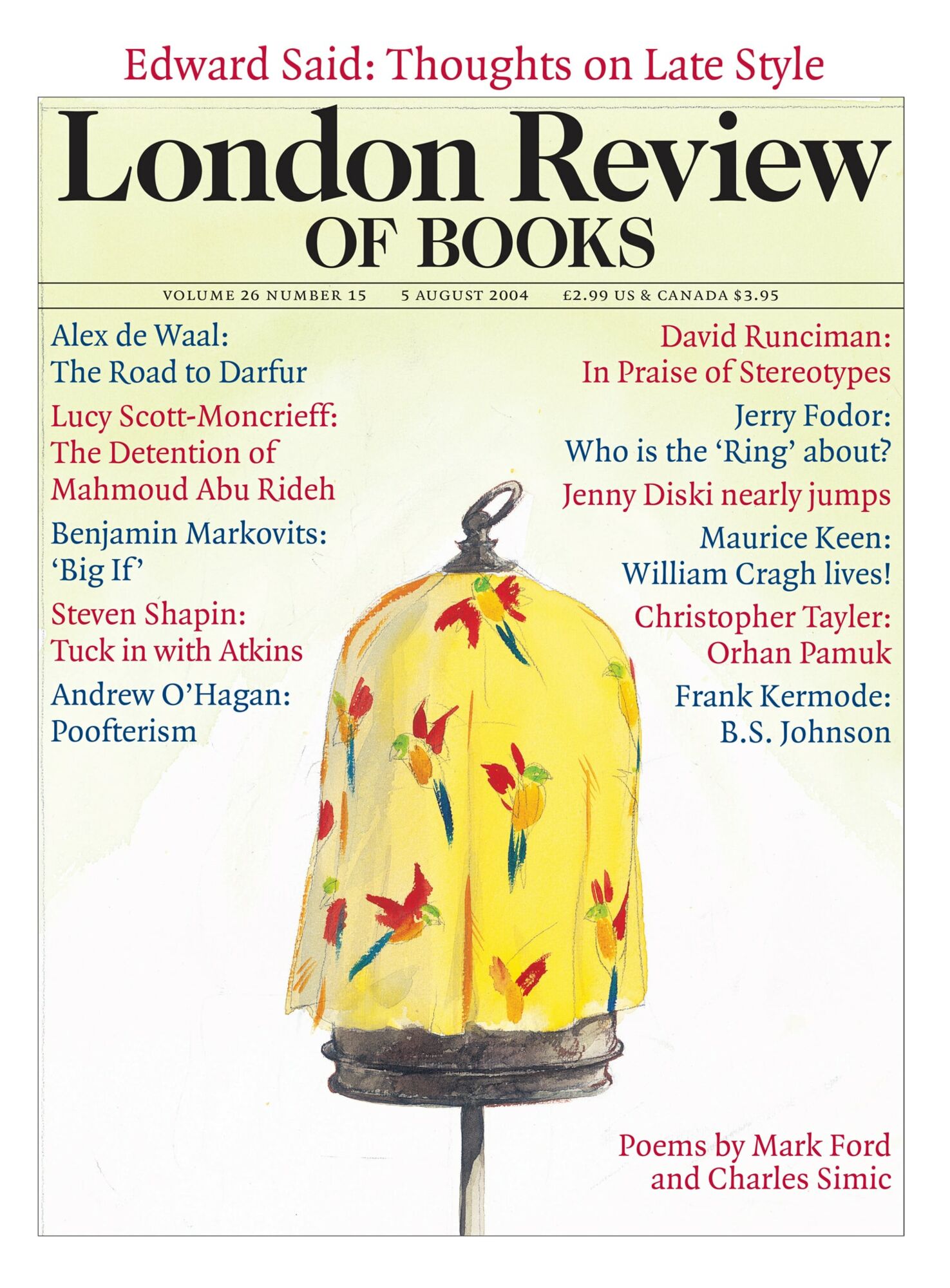 Edward Said · Thoughts on Late Style