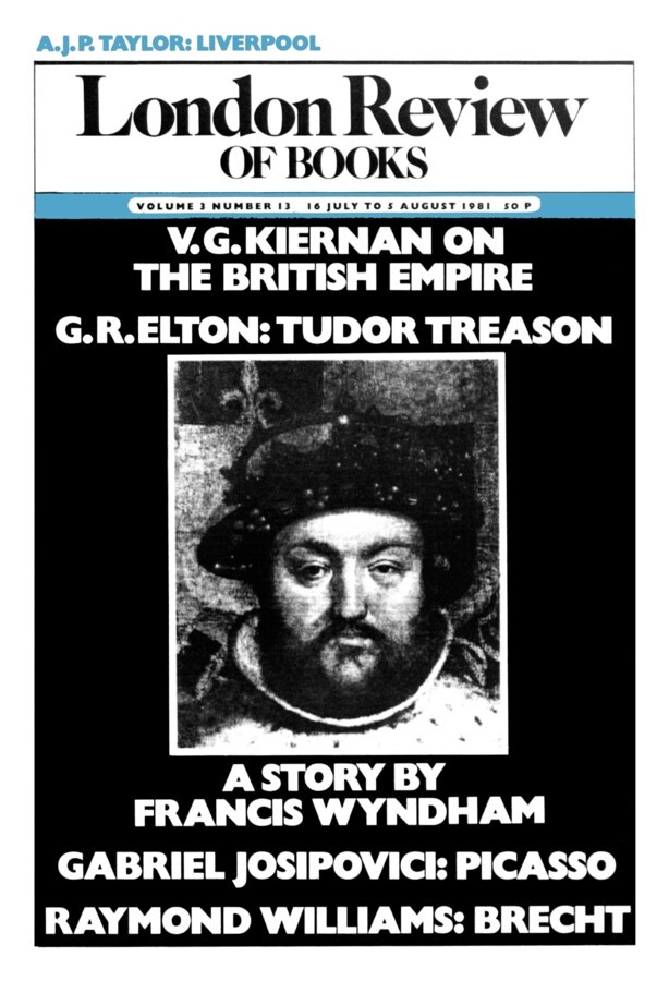 G.R. Elton · Viscount Lisle at Calais