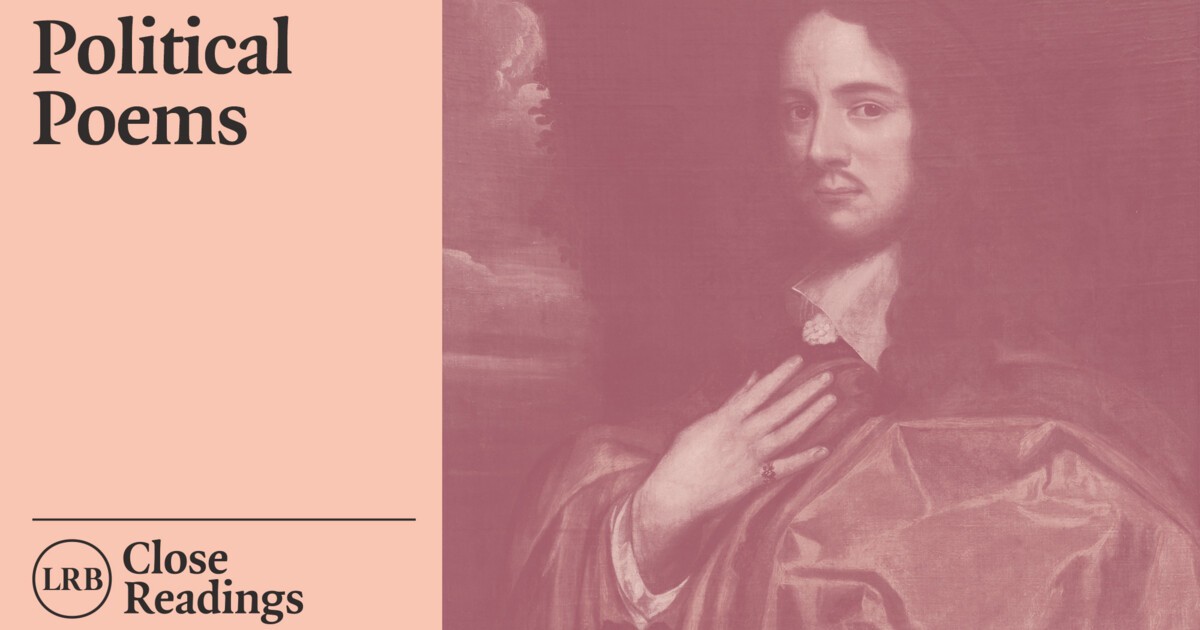 Podcast: Seamus Perry and Mark Ford · Political Poems: Andrew Marvell's ...