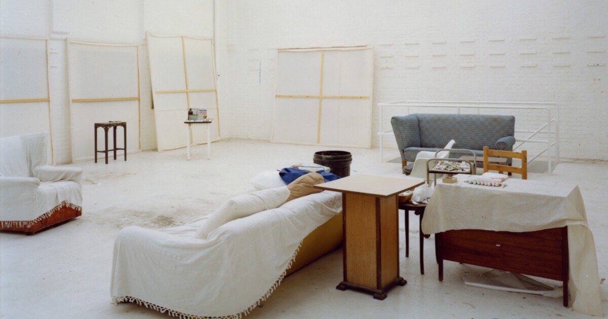 Rye Dag Holmboe In The Studio Howard Hodgkin rye-dag-holmboe-in-the-studio-howard-hodgkin