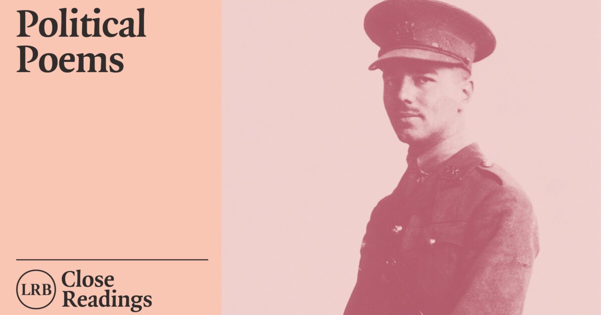 Podcast: Seamus Perry and Mark Ford · Political Poems: 'Strange Meeting ...