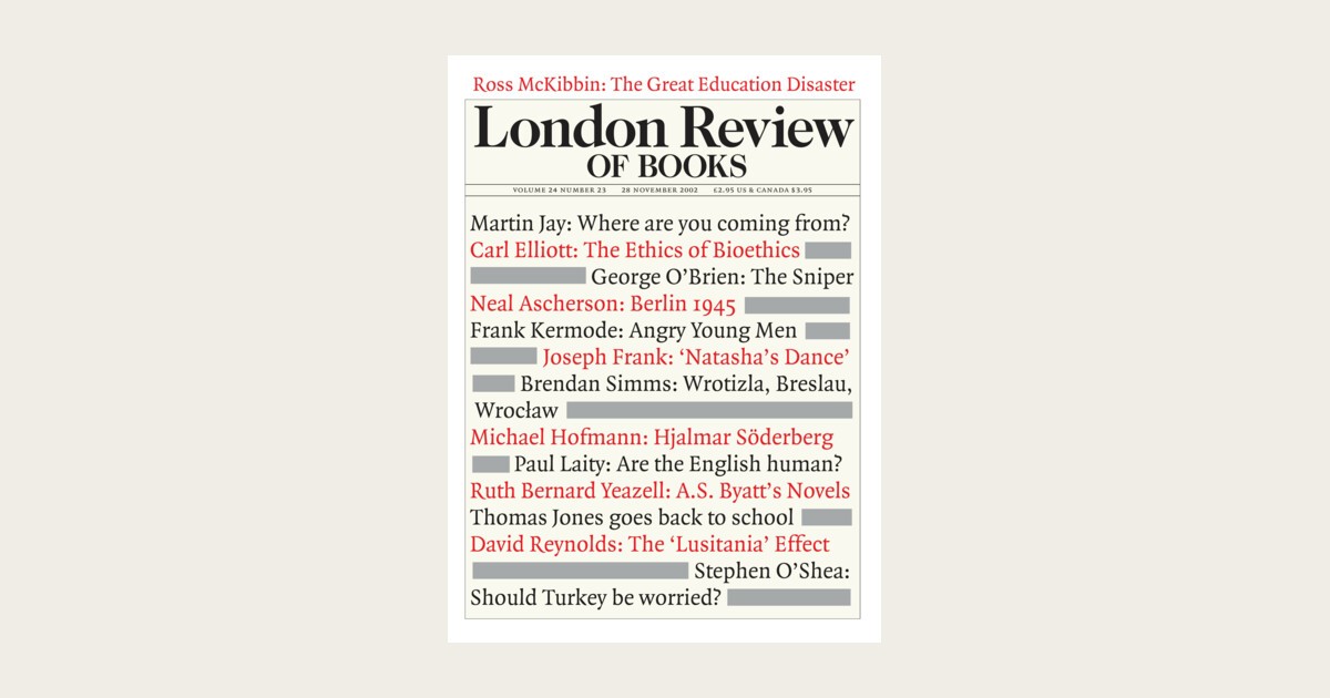 Neal Ascherson · Hitler’s Teeth: Berlin 1945