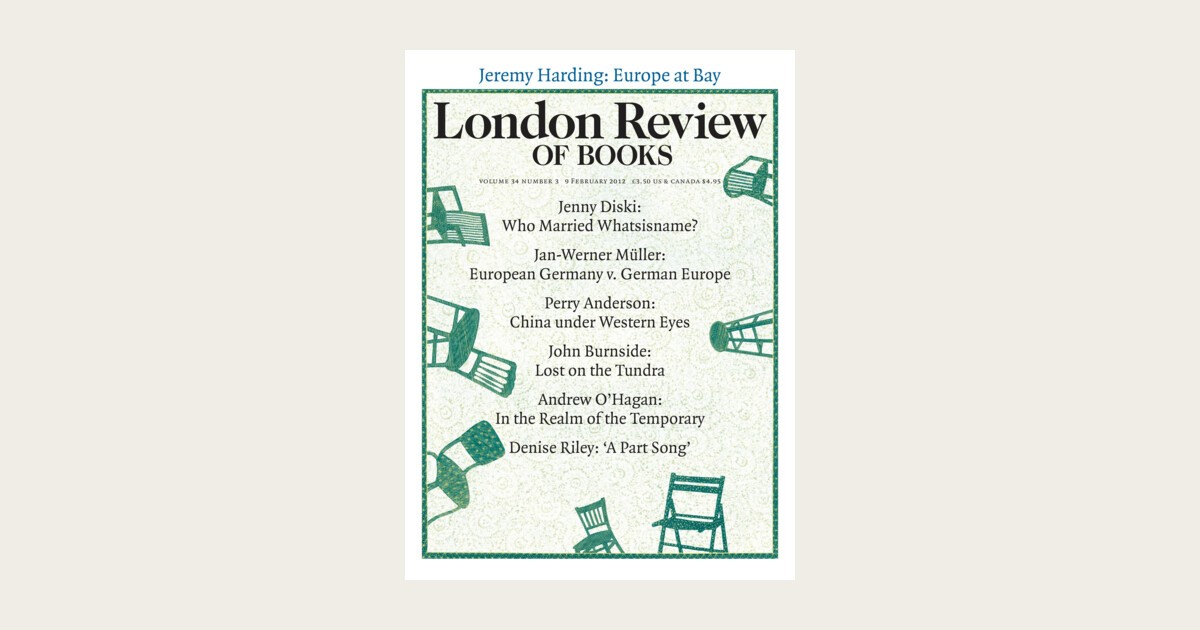 Denise Riley · Poem: ‘A Part Song’